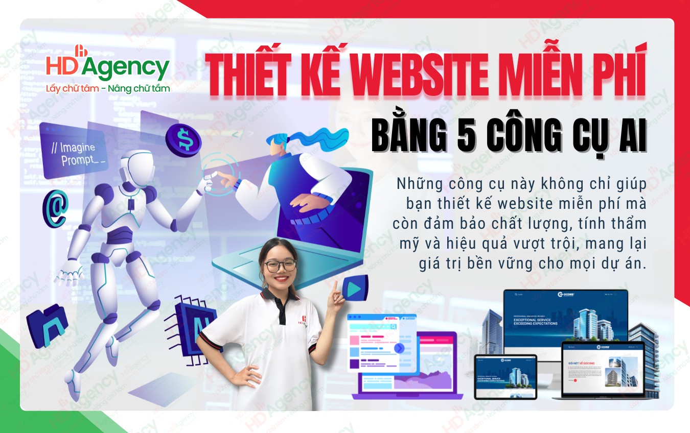 5 Công Cụ AI Hỗ Trợ Thiết Kế Website Miễn Phí - HD Agency